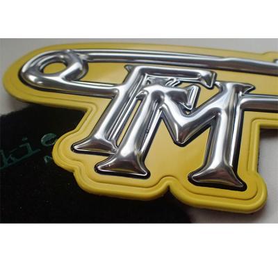 China Custom TPU 3D Printed Rubber Label Patch High Frequency for Shoes Garments for sale