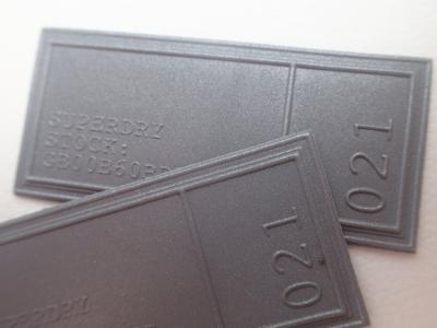 China Custom Washable Reflective Silver TPU Label 3D Embossed Heat Transfer for Garments for sale