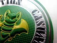 China Washable TPU Custom Clothing Patches 3D Embossed Logo for Outdoor Wear for sale