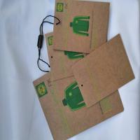 China Custom RFID Clothing Label Hang Tags - Organic Canvas with High-Density Screen Printing for Children's Garments for sale