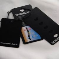 China Custom RFID Clothing Label Hang Tags - Organic Canvas with High-Density Screen Printing for Children's Garments for sale