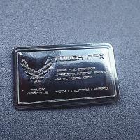 China Custom TPU 3D Printed Clothing Labels Patches Embossed Brand Logo Heat Transfer 140-160C for sale