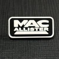 China Custom 3D PVC Woven Patches Logo Textured Labels for Garments Bags 2cm for sale