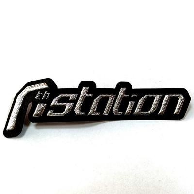 China Custom 3D TPU Clothing Logo Patches Heat Press Badge Applique Eco Friendly Soft for sale