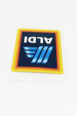 China Custom Silicone Heat Transfer Labels for T Shirts 3D Logo Tagless 25 Washes for sale