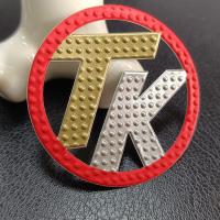 China Custom 3D TPU Heat Transfer Label Embossed Sticker Logo Iron On for Garment 120-130°C for sale