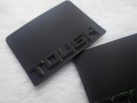 China Eco-Friendly Screen Printing Labels - Custom Double Color Logo for Garments & Bags - 500pcs MOQ for sale