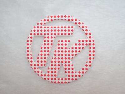 China Custom TPU Rubber Silicone Heat Transfer Clothing Labels 120-130C 14-16s for sale