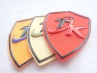 China Eco Friendly Custom Woven Silk Screen Printing Patches with Silicone Logo 1000 PCS MOQ for sale