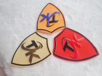 China Eco Friendly Custom Woven Silk Screen Printing Patches with Silicone Logo 1000 PCS MOQ for sale