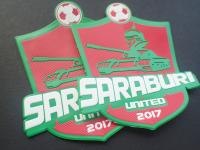 China Custom 3D TPU Embossed Football Sports Logo Patches for Outdoor Clothing 1000 PCS for sale