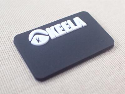 China Custom 3D Logo Rubber PVC Patches Garment Label for Clothing Micro Injection Eco Friendly for sale