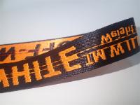 China Custom Jacquard Webbing 100 Polyester Nylon Durable Fashion Belt for Garment Bag Shoe for sale