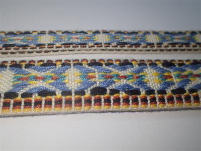 China Custom Woven Cotton High Strength Jacquard Tape 10 Years Experience OEM for sale