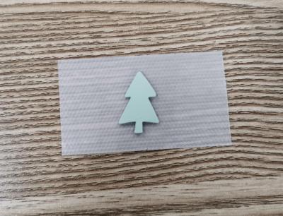China Custom 3D Molded Silicone Heat Transfer Labels Embossing Printing for Clothing 1000pcs MOQ for sale