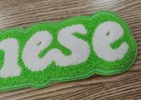 China Custom Sew On Labels Towel Embroidery Patch Heat Transfer Washable 5x5cm for Garment for sale