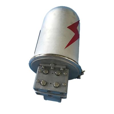 China Aluminum Alloy Dome Fiber Optic Cable Joint Box 12 to 48 Core for OPGW Fittings for sale