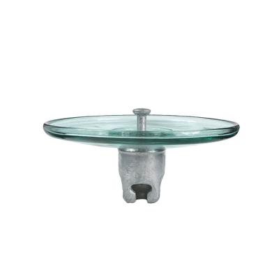 China Power Pole Toughened Glass Insulators for sale
