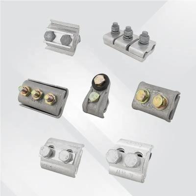 China ISO9001 Aerial Cable Fitting Aluminum Parallel Groove Clamp Connector for sale