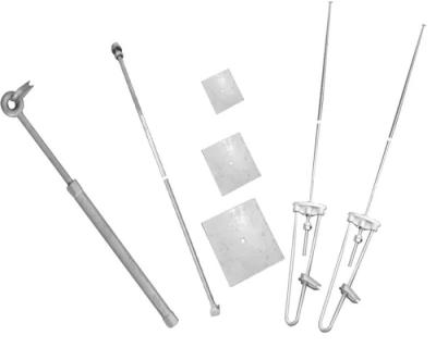 China Hot Dip Galvanized Carbon Steel Stay Assembly Set with Plate Bow and Thimble M16x1.8m for sale