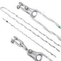 China Overhead Line Tension Wedge Clamp for ADSS Fiber Optic Cable 5-48.7mm Hot Dip Galvanized for sale