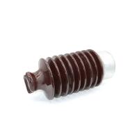 China High Voltage Post Type Porcelain Insulator 14in Height 2800lb Bending Strength 6.5in Dia for sale