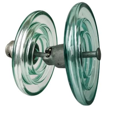 China Toughened Glass Suspension Insulator 70kN to 300kN IEC ISO9001 High Voltage Disc for sale