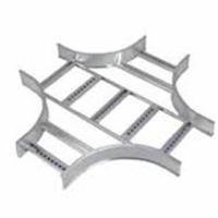 China Silver Ventilated Cable Tray And Cable Ladder Galvanized Steel for sale