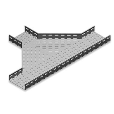 China Aluminum Alloy 6005-T5 HDG Perforated Cable Tray 200x100mm Cable Support System for sale