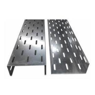 China Galvanized Steel Perforated Cable Tray 200mm to 800mm Width Cable Ladder System for sale