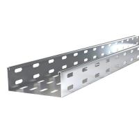 China Aluminum Stainless Steel Outdoor Perforated Cable Tray 200mm Width 60mm Height for sale