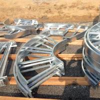 China Silver Ventilated Cable Tray And Cable Ladder Galvanized Steel for sale