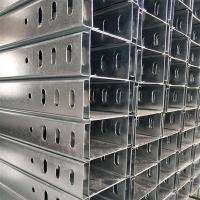 China Silver Ventilated Cable Tray And Cable Ladder Galvanized Steel for sale