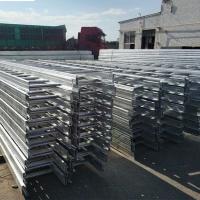 China Silver Ventilated Cable Tray And Cable Ladder Galvanized Steel for sale