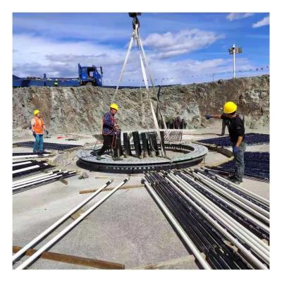 China High Strength Steel Threaded Rod M36 to M56 Grade 8.8 10.9 for Wind Power Generation for sale