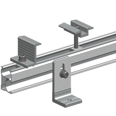 China Pre Galvanized Solar Panel Mounting Brackets Aluminum PV Mounting Brackets for sale