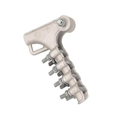 China NLD NLL Bolt Type Aluminum Alloy Strain Clamp for 10kV Overhead Line Fittings 5-38mm Conductor for sale