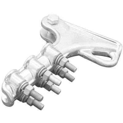 China NLL Strain Clamp Overhead Power Line Cable Accessory 3 Bolts 10kV Tension Clamp for sale