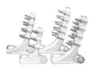 China U Bolt Type Strain Clamp Cable Tension Clamp Dead End for Overhead Line Fittings 5-38mm Conductor for sale