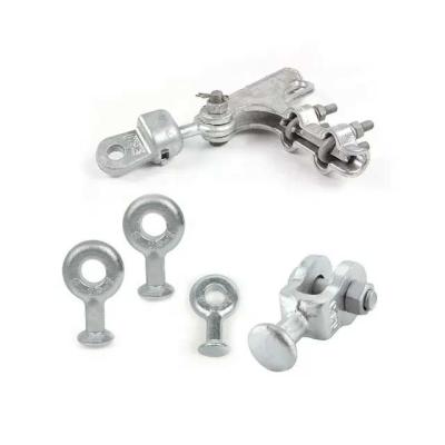 China Forged Steel Socket Ball Eye Pole Line Hardware Electric Power Fittings 100kN 160kN for sale