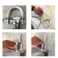 China Hot DIP Galvanized U Shackle Electric Power Fitting for sale