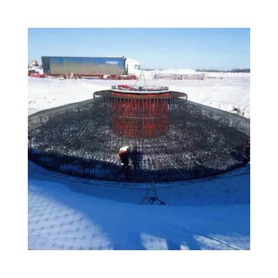 China Thermal Spray Zinc Anchor Plate Cage System Q355D Steel 355 MPa Yield for sale