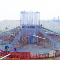 China Q355NE Wind Turbine Foundation Anchor Plate 1.5MW-7.0MW Steel Embed Ring for sale
