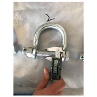China Hot Dip Galvanized U Shackle Overhead Line Fittings 100kN to 550kN Rated Failure Load for sale
