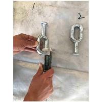 China Hot Dip Galvanizing Malleable Iron Socket Clevis Overhead Line Fittings for sale