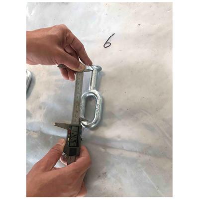 China Hot Dip Galvanized Ball Eye Overhead Line Fittings IEC 61284 100kN to 550kN for sale