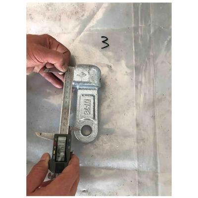 China Hot Dip Galvanizing Malleable Iron Socket Clevis Overhead Line Fittings for sale