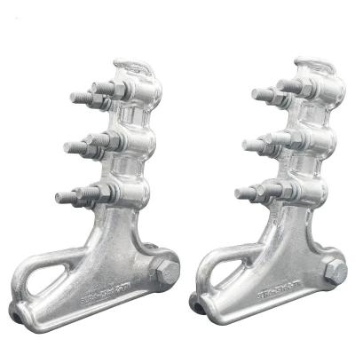 China Malleable Iron NLL Bolted Type Strain Clamp Aluminum Tension Clamp 5-38mm Conductor for sale