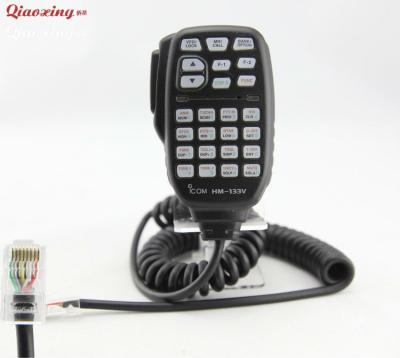 China Handheld microphone car radio microphone HM-133 fit in IC-2720H, 2820H, 2200H mobile radios for sale