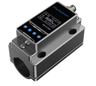 China TM601 Clamp-on Ultrasonic Flow Meter with RS485 Communication IP54 Protection and OLED Display for sale